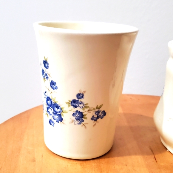 Villeroy & Boch | Bath | Vintage Porcelain Shaving Toothbrush Mug Set ...